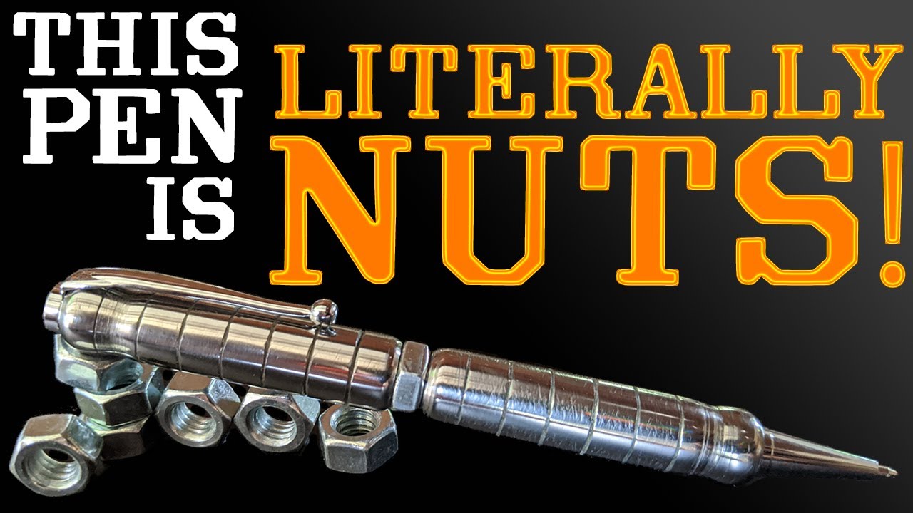 This pen is literally nuts! || Pen Turning DIY - YouTube