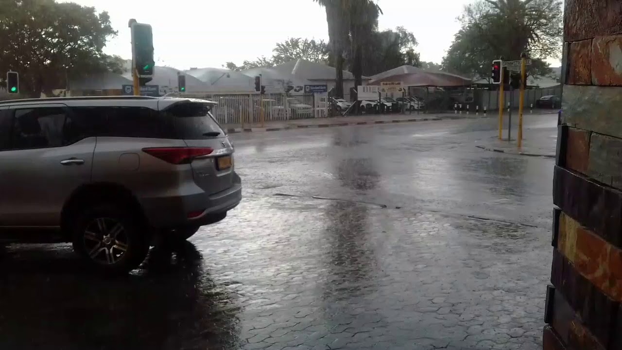 Rain in windhoek November 3 2017 - YouTube