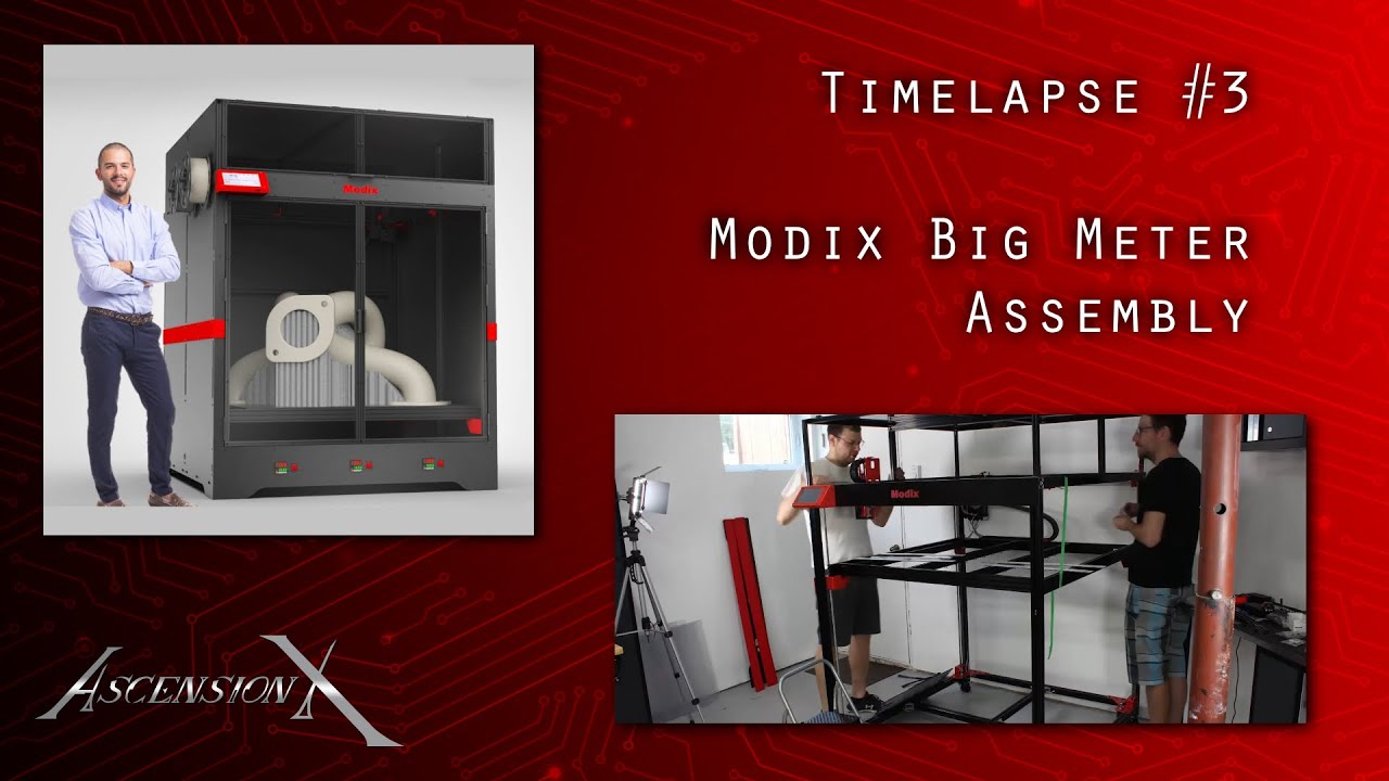 Timelapse # 3 : Modix Big Meter assembly - YouTube