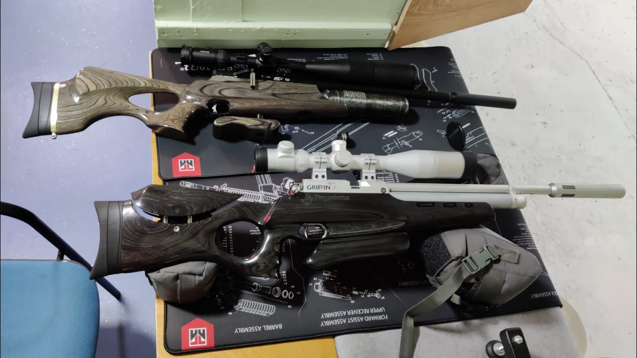 Daystate Griffin Vs Wolverine R - Overview & Shooting Groups - YouTube