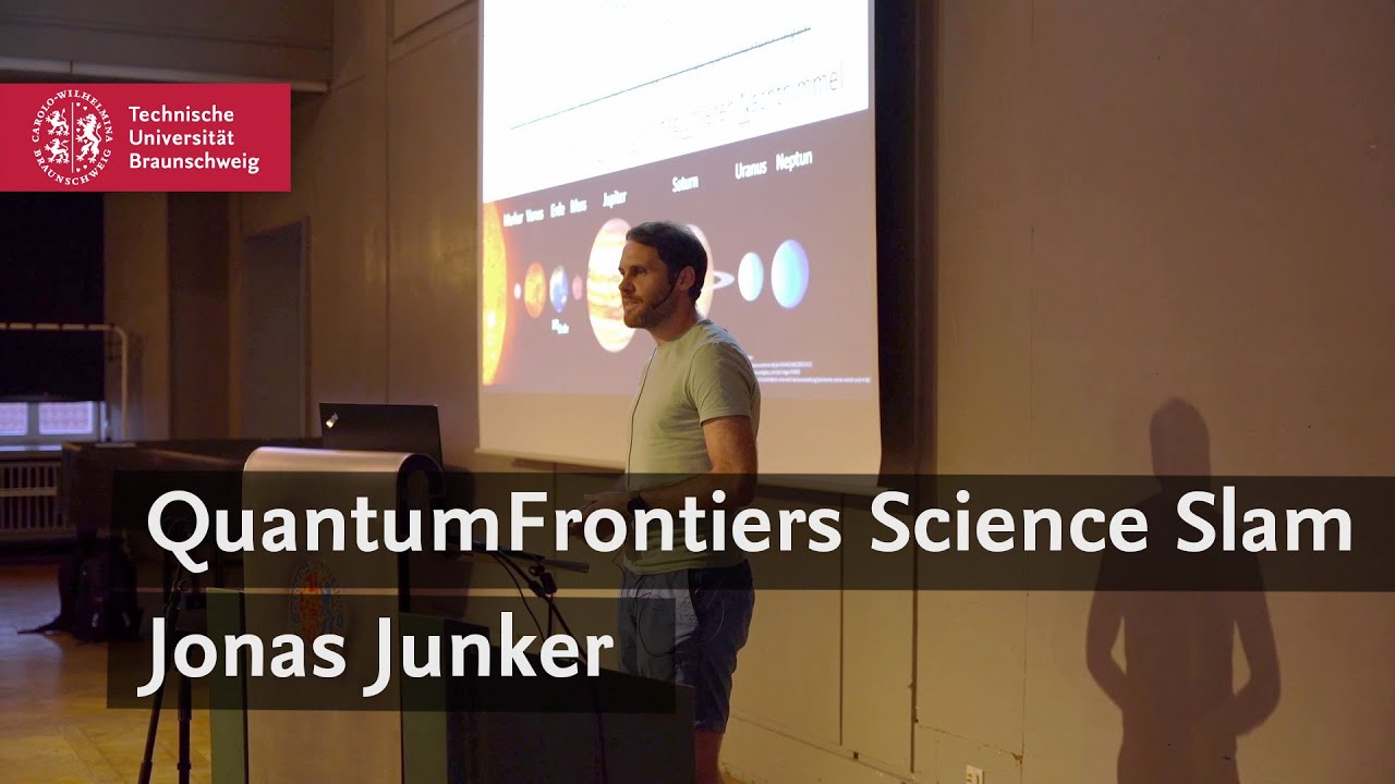 Science Slam – Jonas Junker: Wie negative Massen helfen, Längen zu vermesssen - YouTube