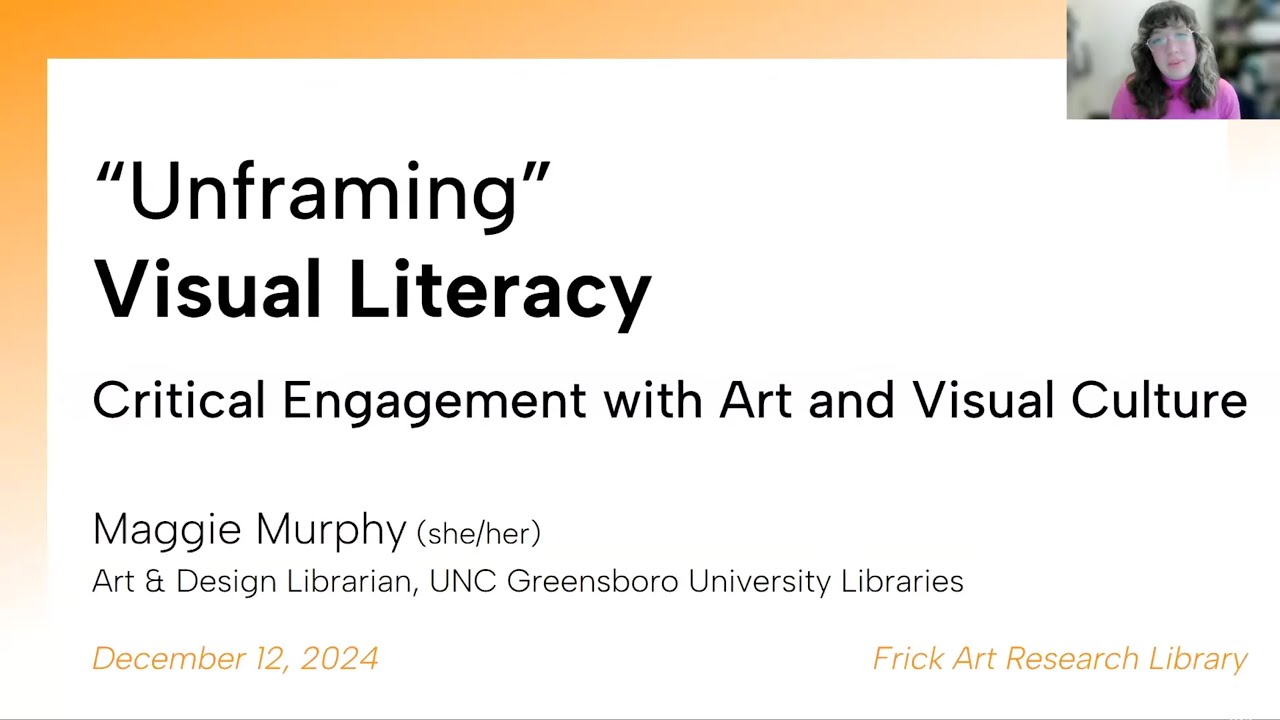 "Unframing” Visual Literacy: Critical Engagement with Art and Visual ...