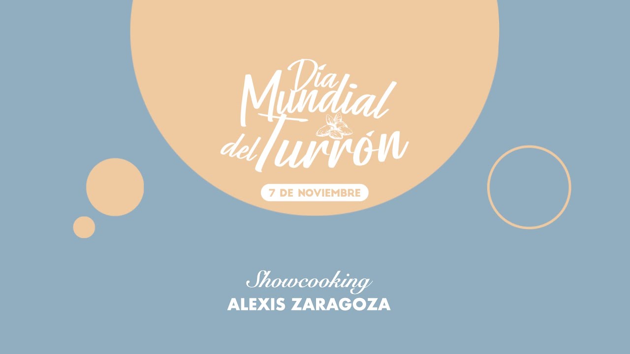 Showcooking 2 de Alexis Zaragoza - Día Mundial del Turrón 2023 - YouTube