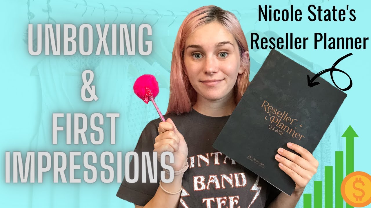 UNBOXING + FIRST IMPRESSIONS OF NICOLE STATE'S RESELLER PLANNER. IS IT ...