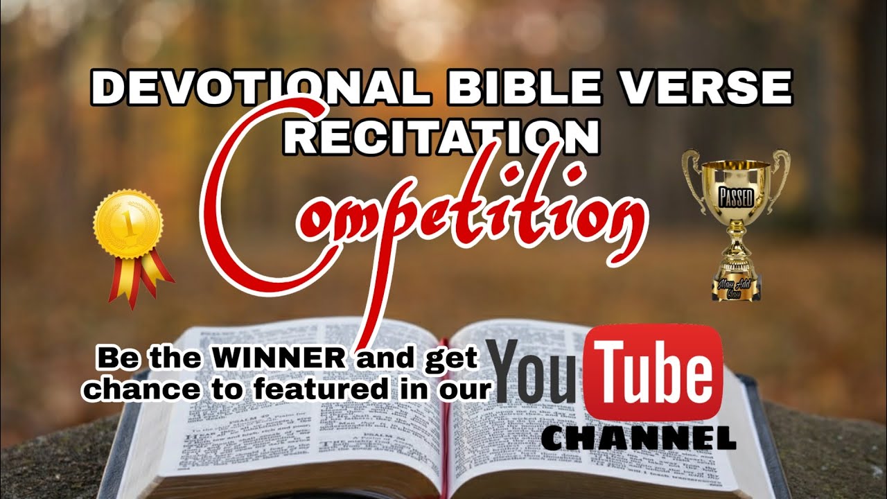 Bible Verse Recitation Competition - YouTube