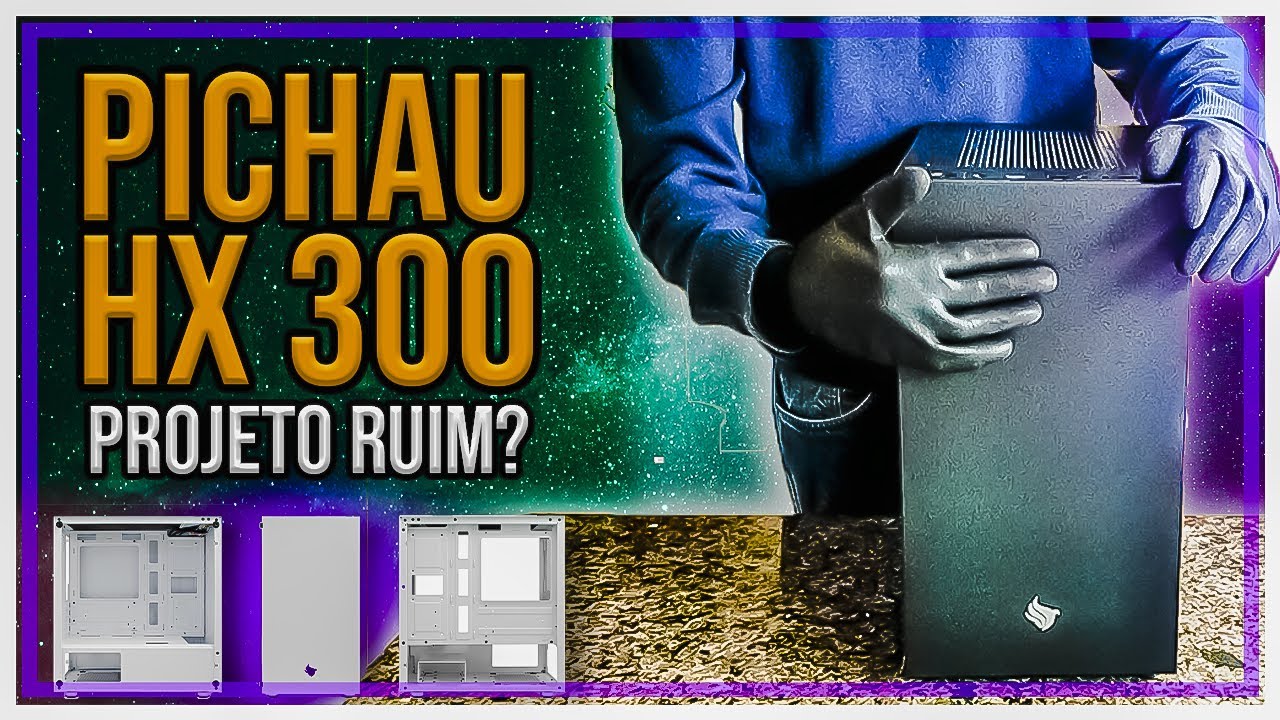 FLUXO DE AR DUVIDOSO? - Gabinete Pichau HX 300 GLASS - YouTube