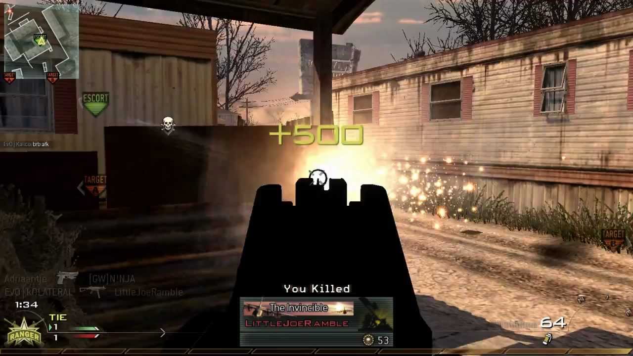 Call of Duty mw2 Blocking :D - YouTube