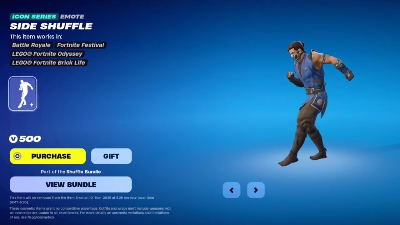 Fortnite Side Shuffle All Icon Series Emotes Return In Item Shop and ...