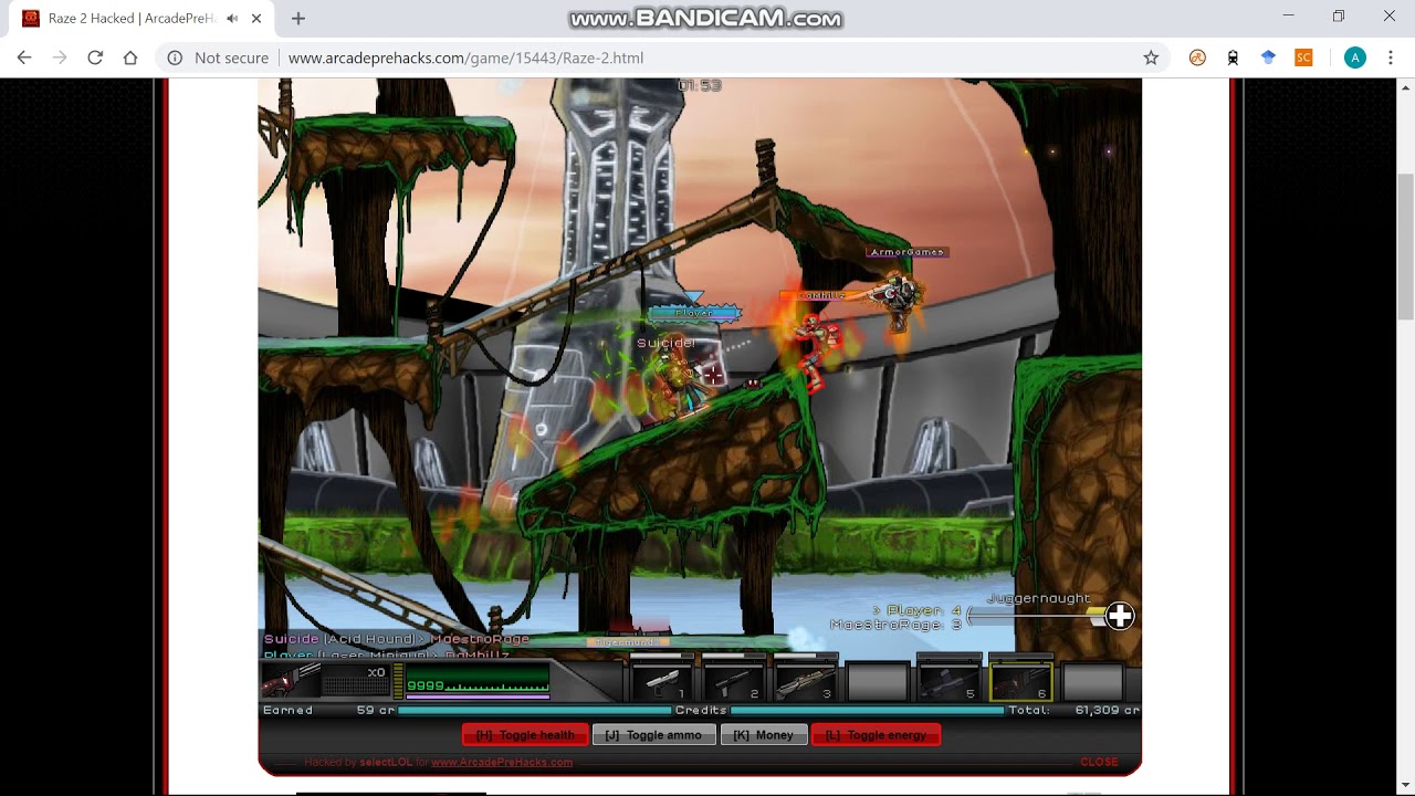 my first gameplay (raze 2 - YouTube