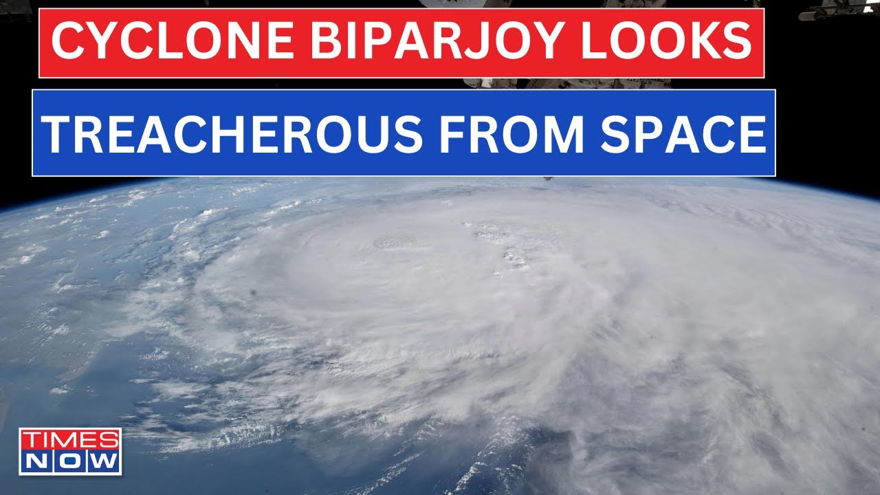 Live | 'Biprajoy' Sighting From Space | Dramatic Visuals Of The 'Maha ...