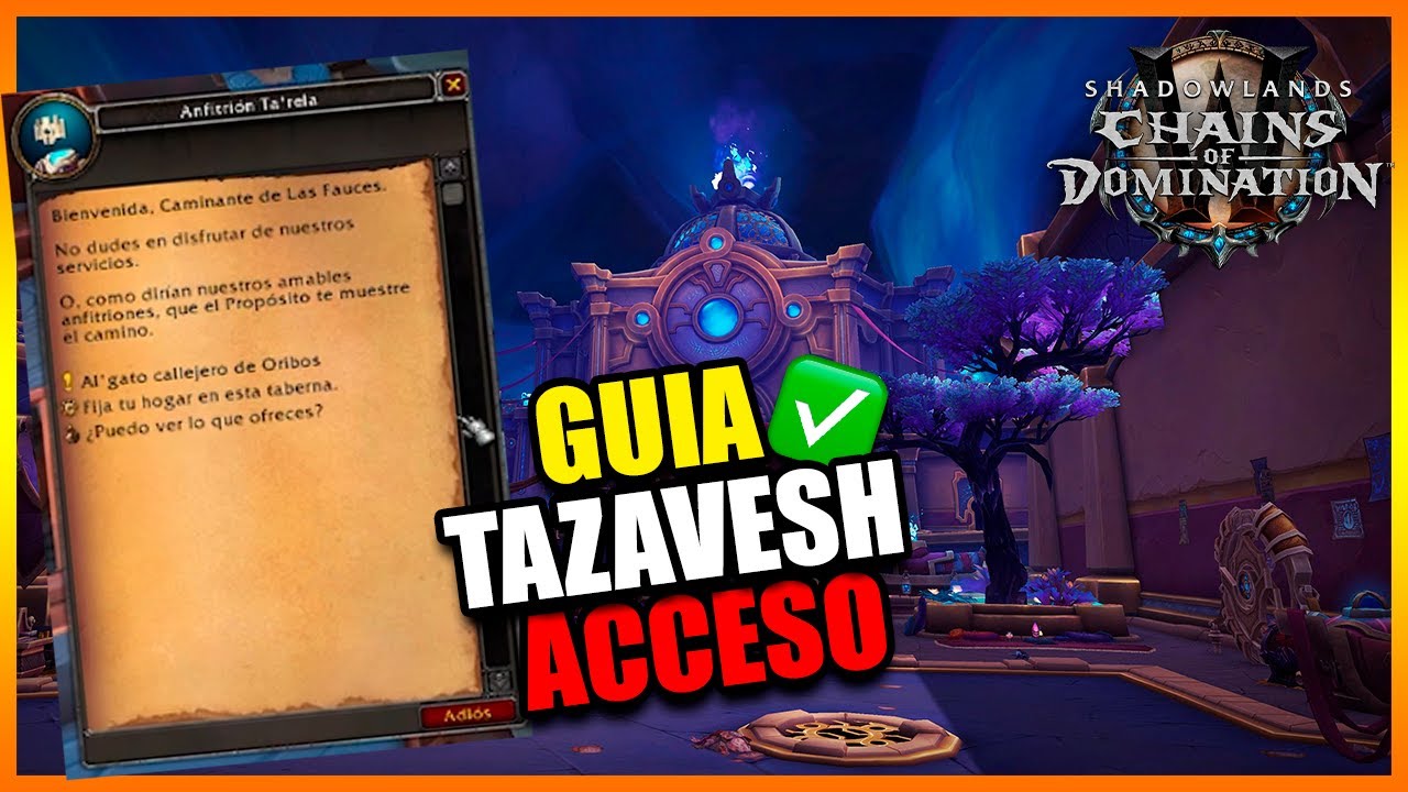 COMO ACCEDER A TAZAVESH - DESDE 0 - GUIAS WOW - YouTube