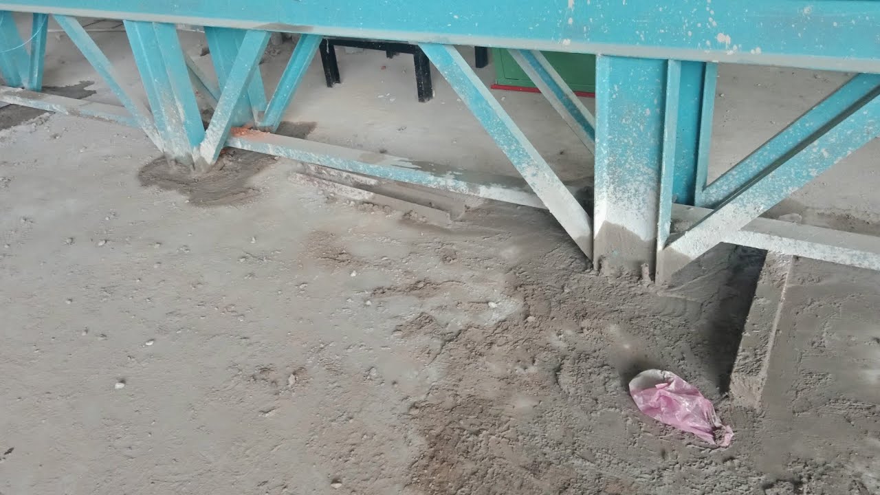 Machine Fixing at Ground Level and Anchor Bolt Installation - YouTube