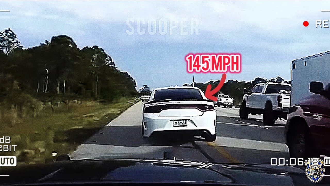 Dodge Charger Scatpack Flees From The Wrong Trooper | 145 mph Pursuit ... Dodge Charger Scatpack Flees From The Wrong Trooper | 145 mph Pursuit ...
