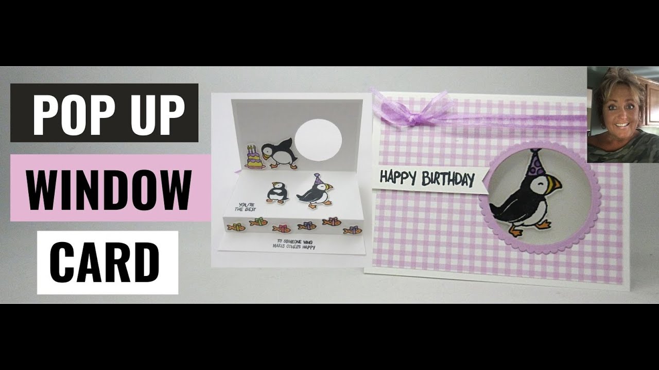 Amazing Puffins Pop Up Window Card - YouTube