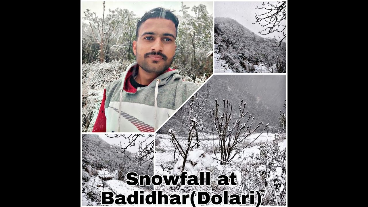 Snowfall at Badidhar(Dolari) - YouTube
