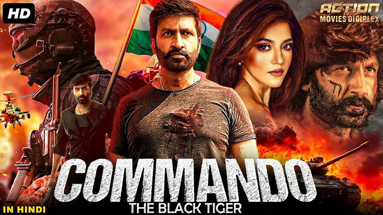 Gopichand's COMMANDO: The Black Tiger - Full Hindi Dubbed Movie ...