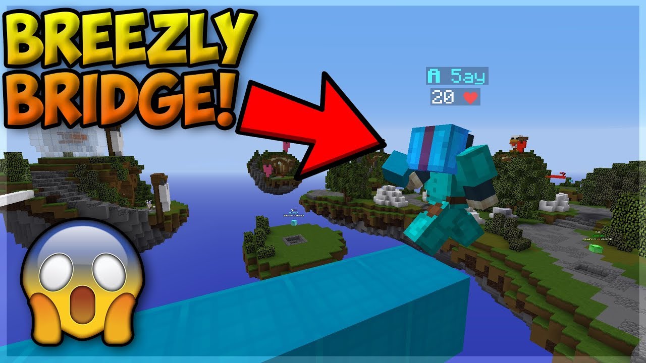 How to Breezily Bridge in Bedwars! (Hypixel Minecraft) - YouTube