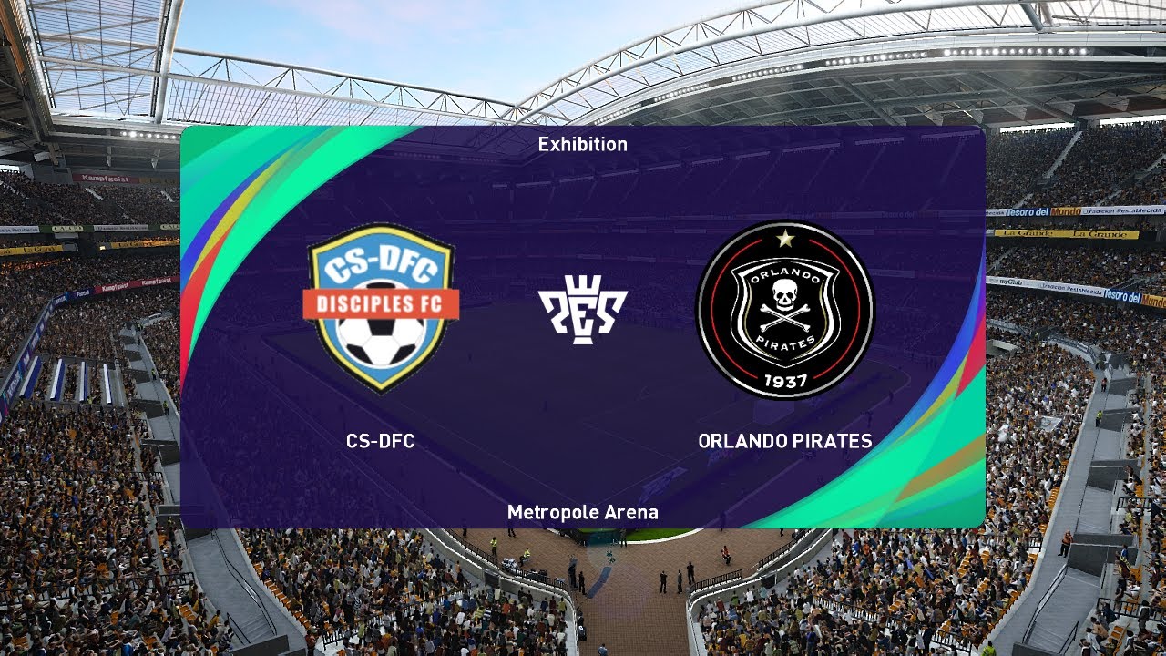 Cs-Dfc vs Orlando Pirates (18/08/2024) CAF Champions League PES 2021 ...