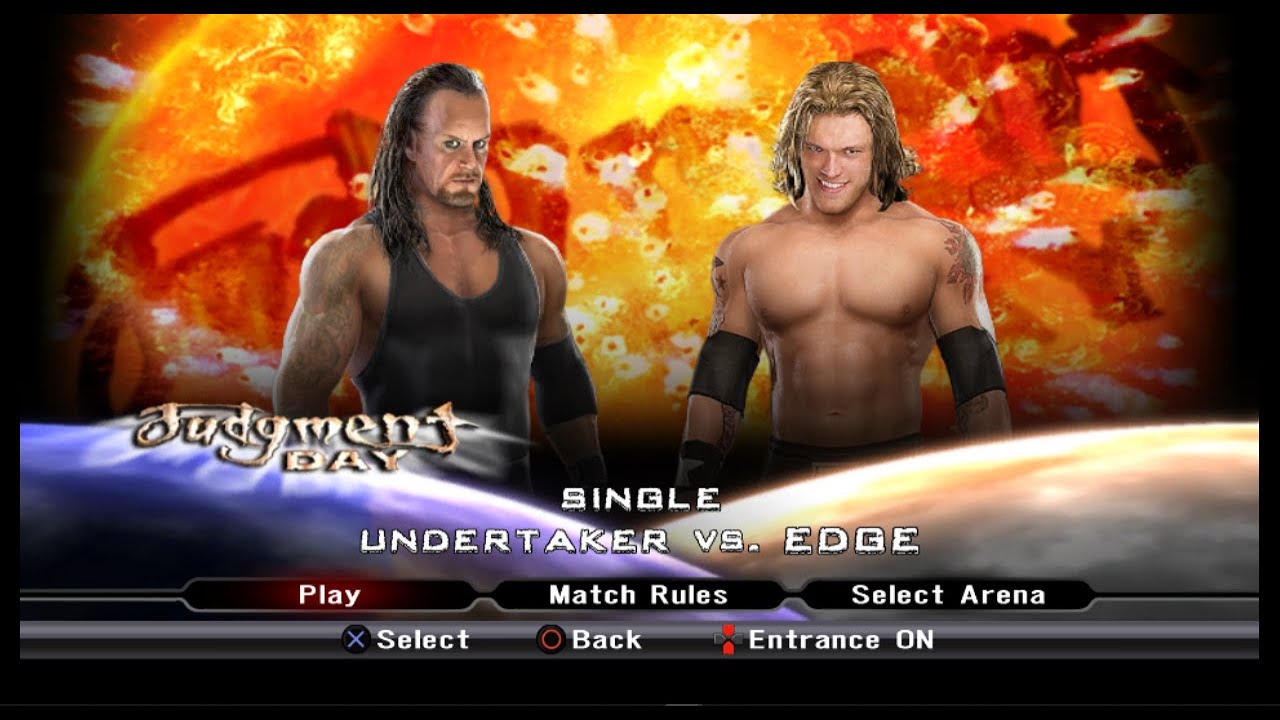 WWE - The Undertaker vs. Edge (ALL COM) - Judgment Day 2008 - YouTube