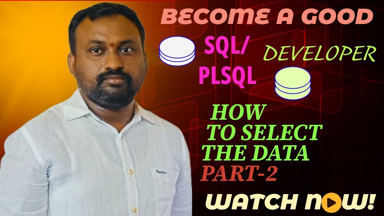HOW TO SELECT THE DATA PART-2 #oracle #coding #sql #exam #education #coding #programming #video ...
