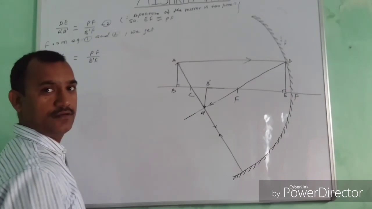 Proof of Mirror's Formula (Mukesh Mishra) - YouTube