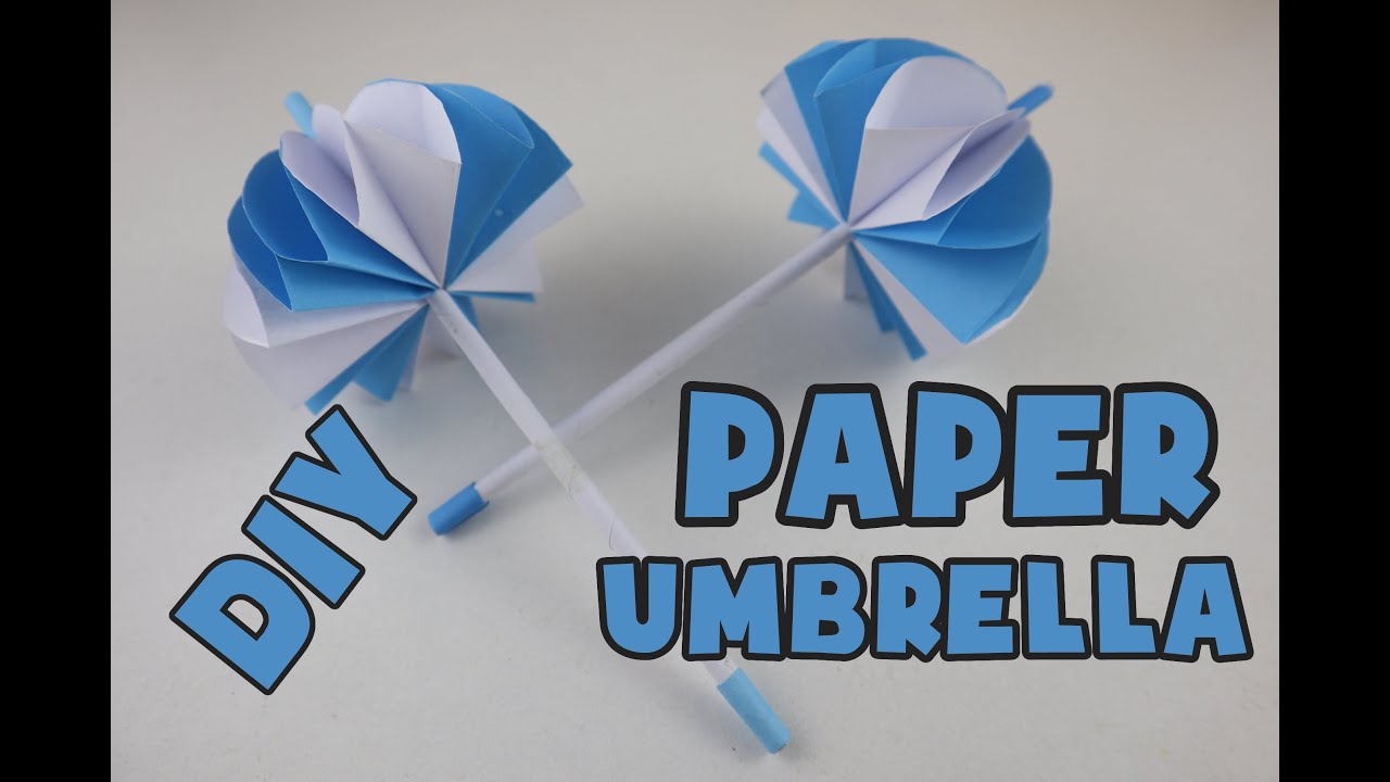 How to make a paper Umbrella | DIY Paper Umbrella | Easy Craft Time ...