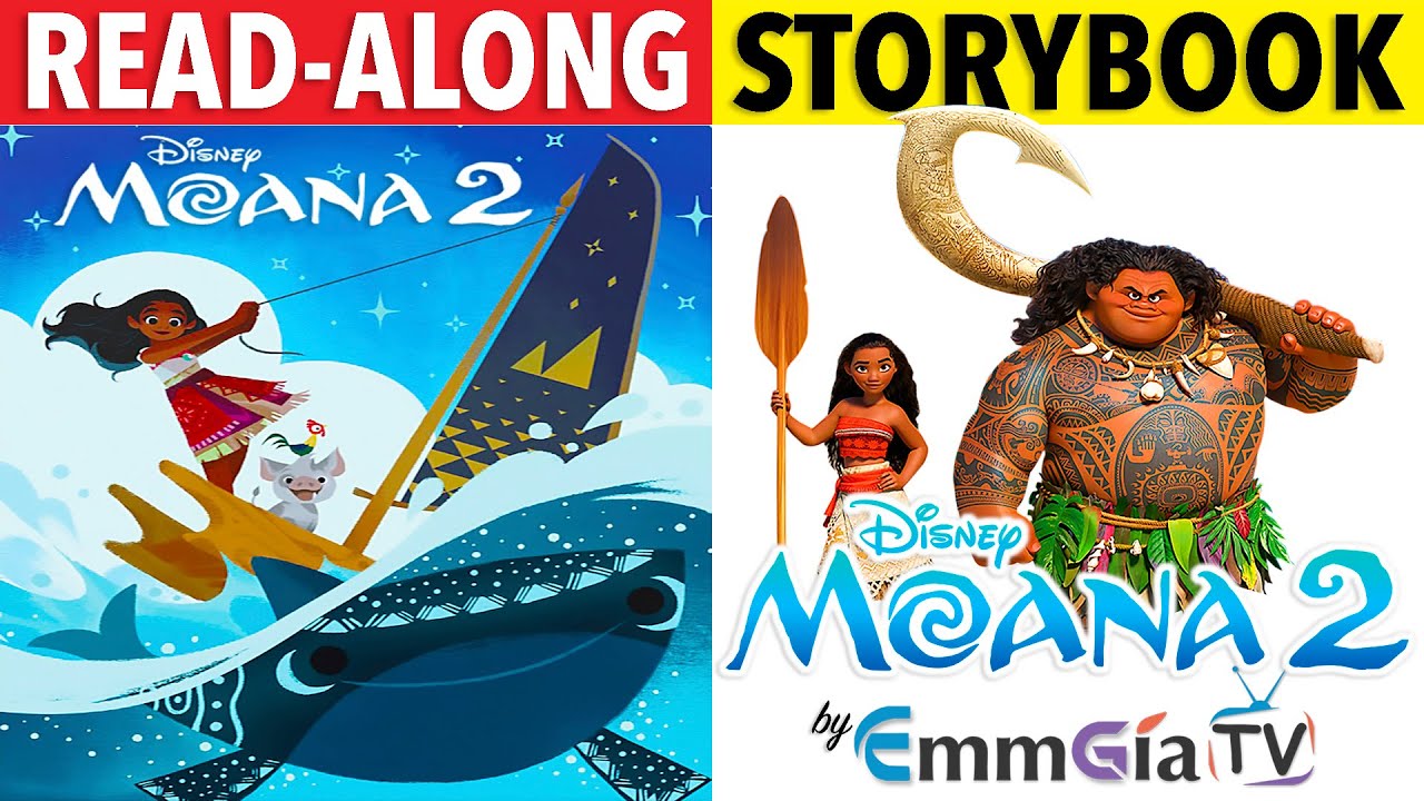 Moana 2 Read Along Storybook 📚 Read Aloud Stories for Kids - YouTube