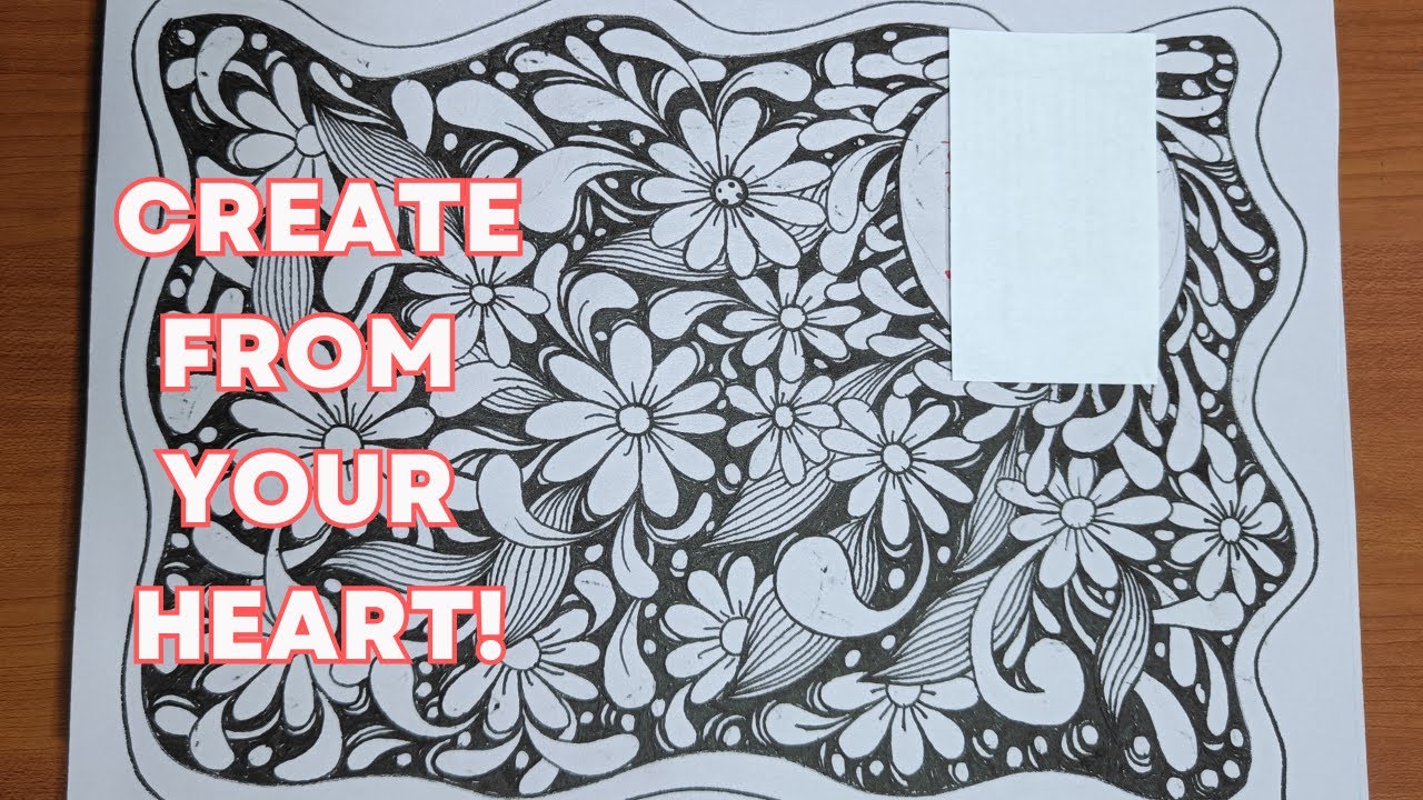 Zentangle Art from the Heart! Doodle Art and Healing - YouTube