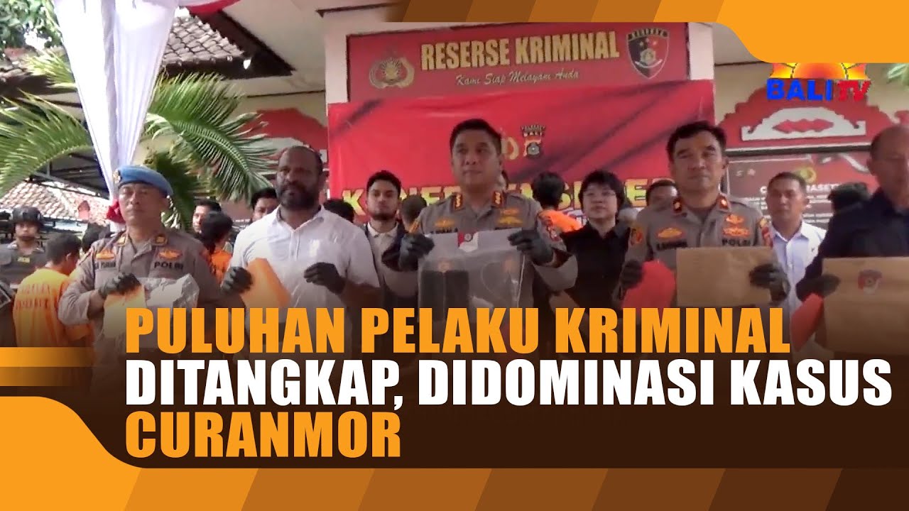 PULUHAN PELAKU KRIMINAL DITANGKAP, DIDOMINASI KASUS CURANMOR - YouTube