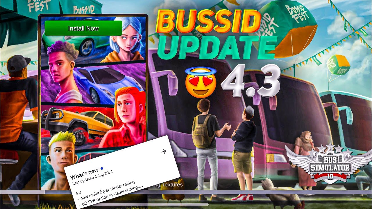 Bus simulator Indonesia biggest update V4.3 - new update Bus Simulator ...