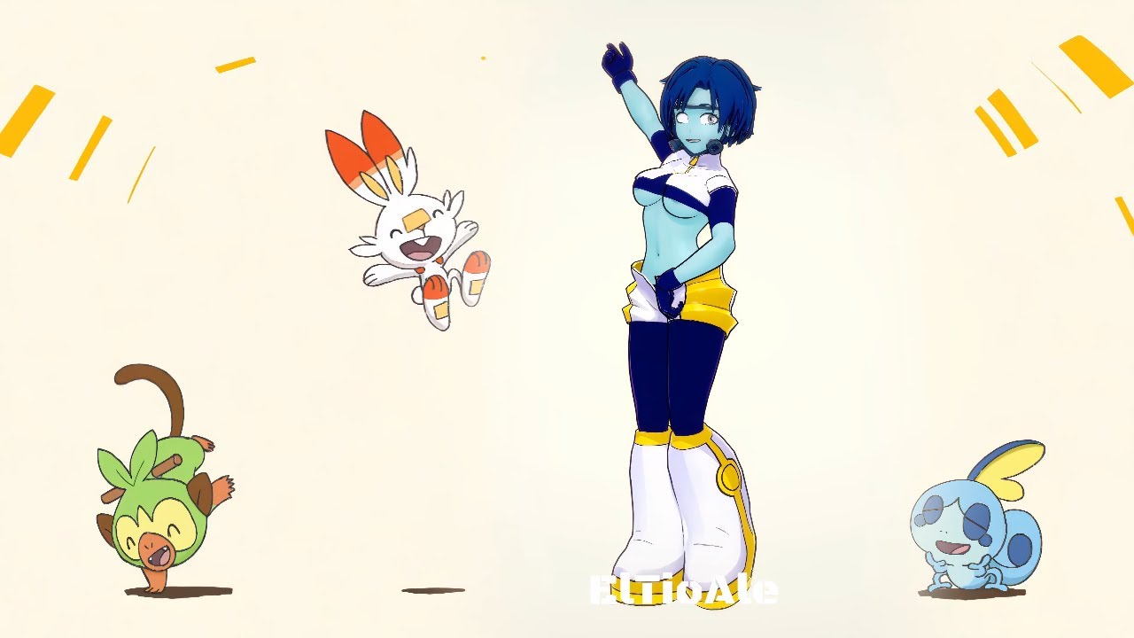 Bubble Girl My hero Academia Pokémon dancing POKÉDANCE #mmd #Bubble # ...