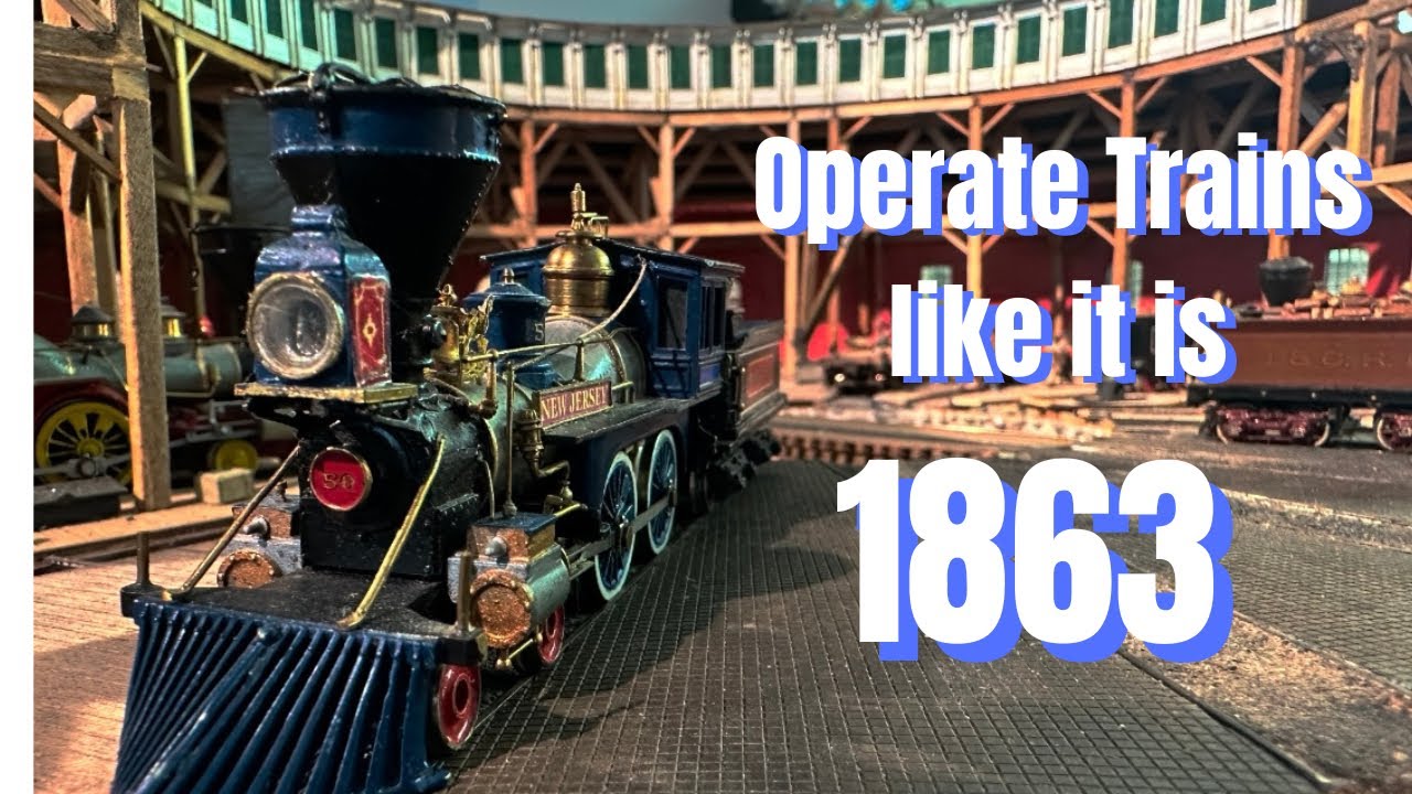 What would a model train layout be like set in 1863? - YouTube
