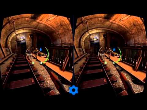 Zombie Shooter VR Google Cardboard Virtual Reality 3D Gameplay 1080p