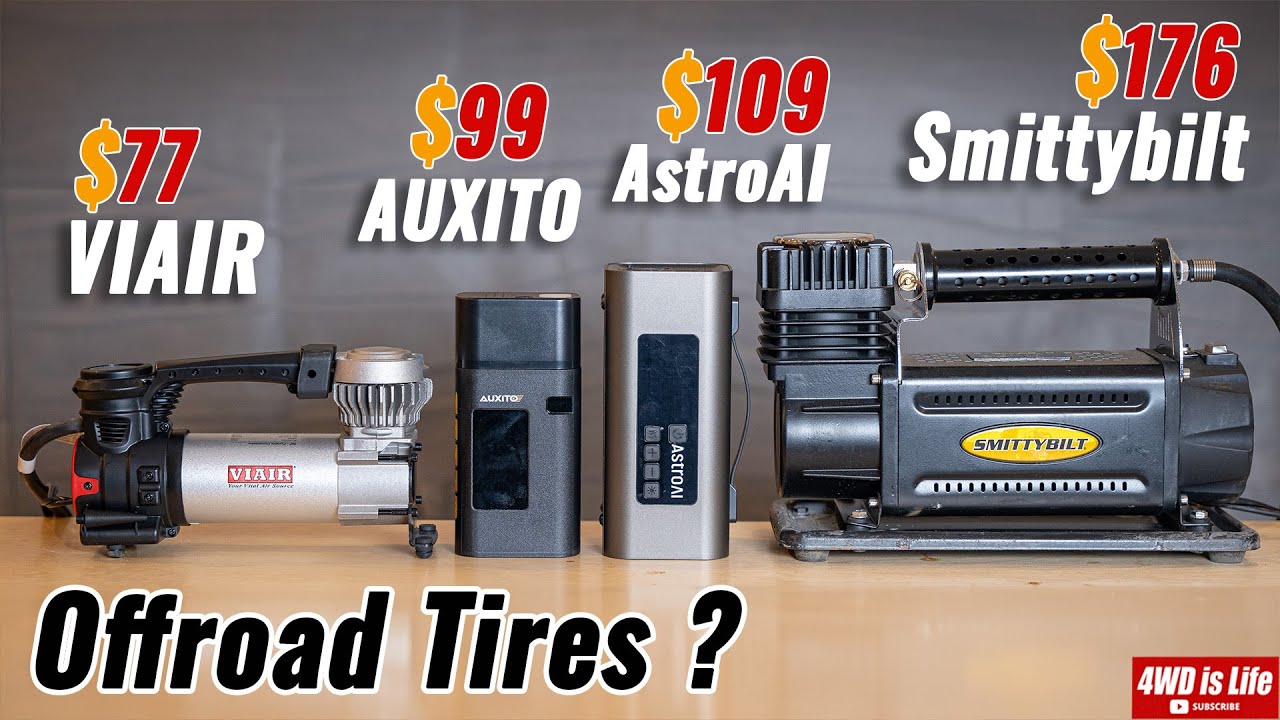 Tire Inflator/Air Compressor Comparison - AUXITO, ASTRO AI, VIAIR ...