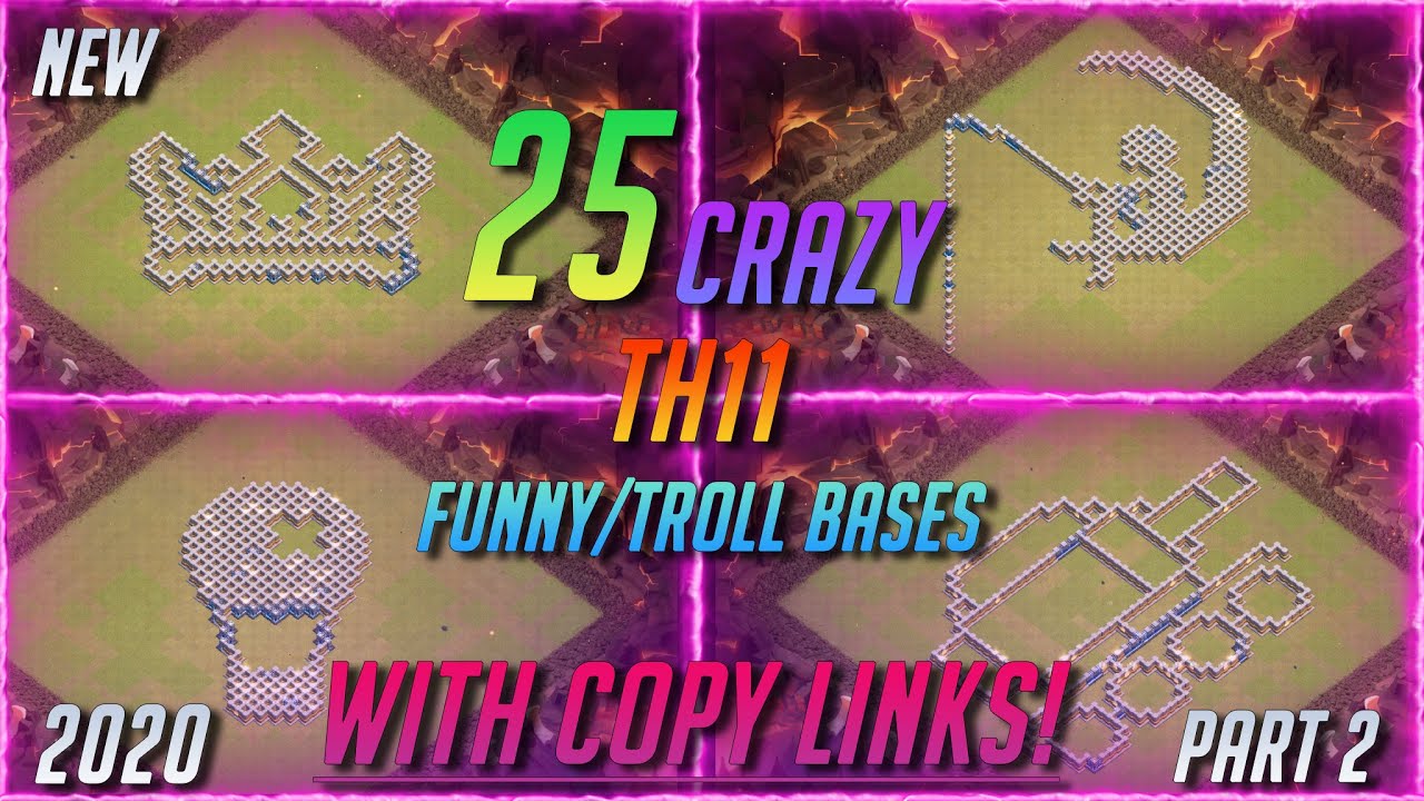 25 TH11 TROLL/FUNNY BASE DESIGN COMPILATION WITH COPY LINKS! | PART 2 ...