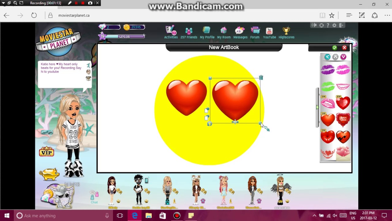Heart eye Emoji Totorial on MSP? - YouTube