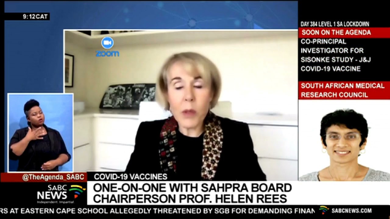 COVID-19 Vaccines | One-on-one with SAHPRA board chairperson Prof Helen ...