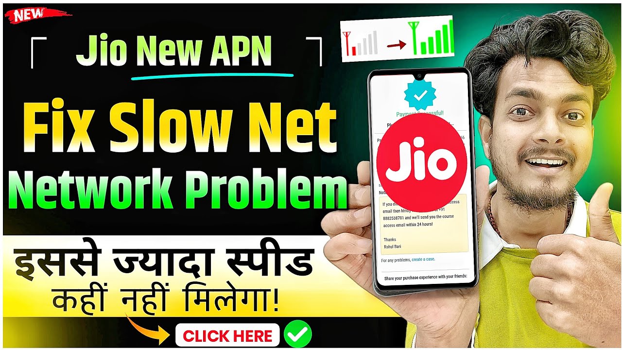 Best Jio APN Settings 2025 | Fix Slow Internet & Network Problems ...