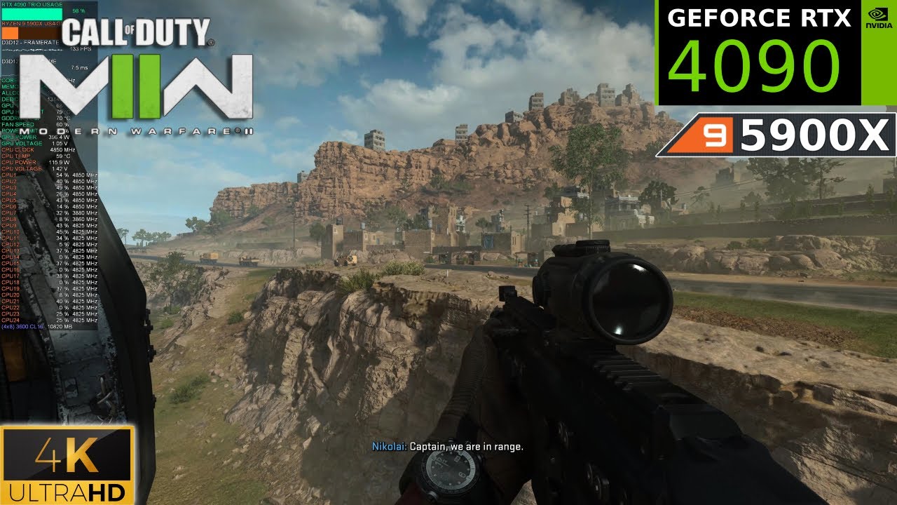 Call Of Duty: Modern Warfare 2 Campaign | RTX 4090 4K Max Settings ...