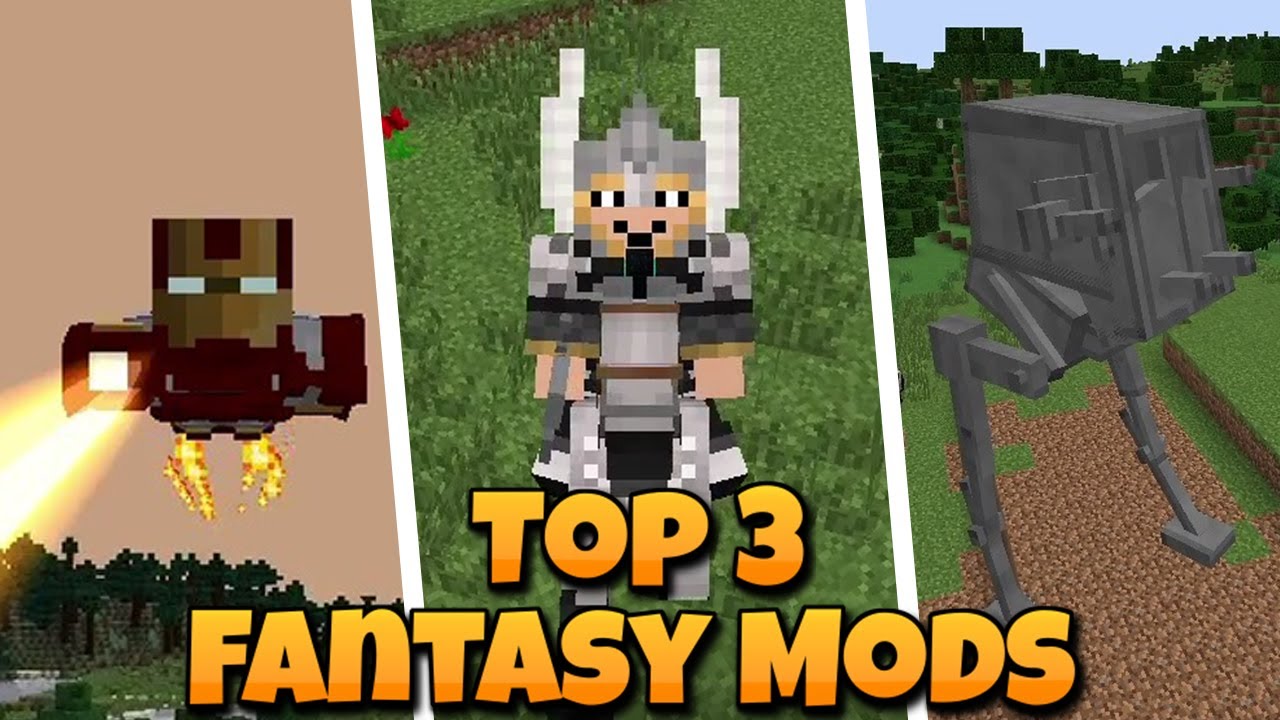 Top 3 Best Minecraft Fantasy Mods (Forge) - YouTube
