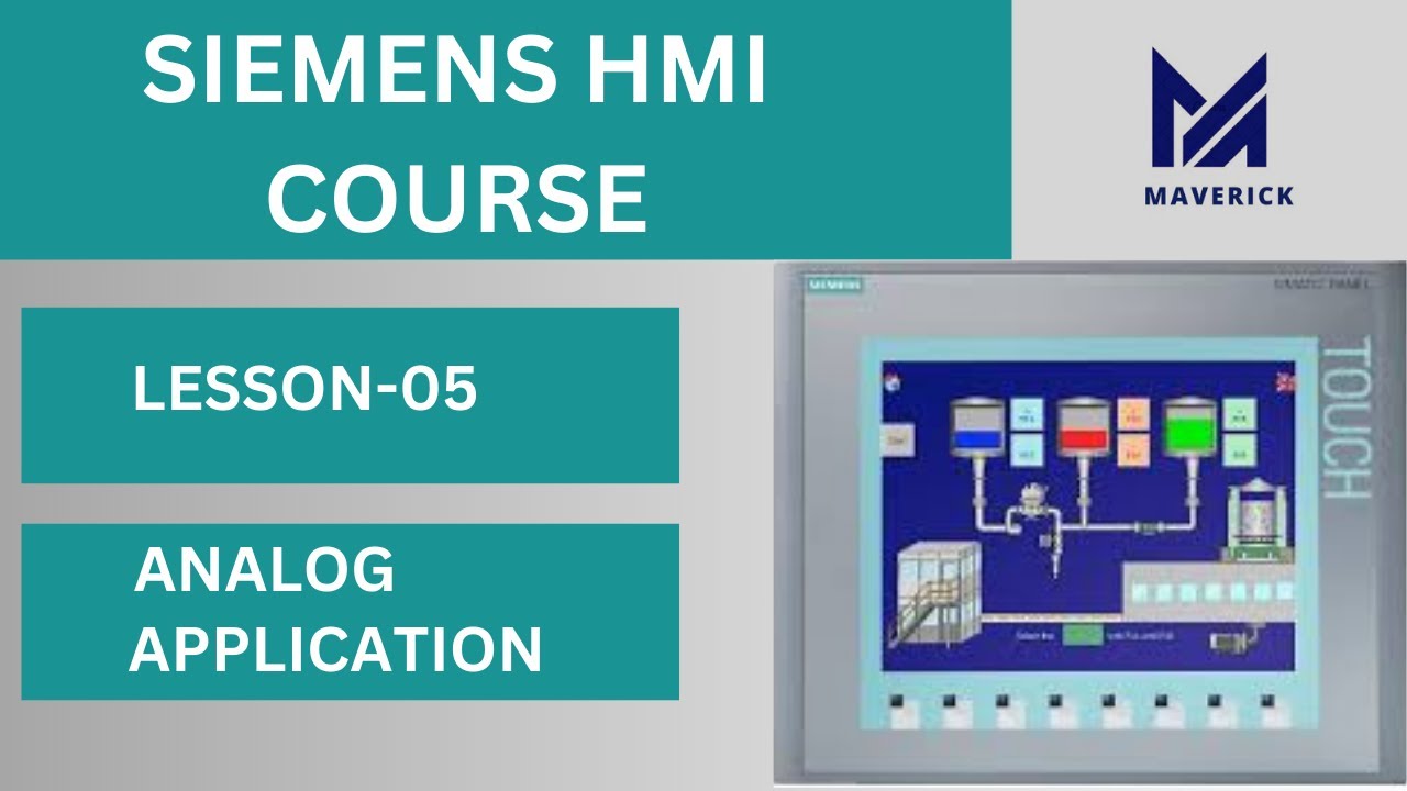SIEMENS HMI-05-How to enter & display analog values with examples ...