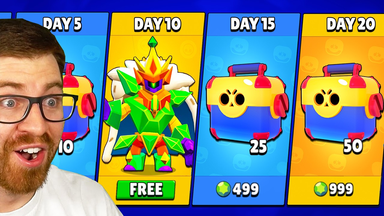 I gemmed MEGA BOXES for 20 Days on a New Account.. it was crazy!! 🤯 ...