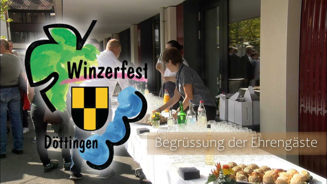 Winzerfest Döttingen 2023 - Begrüssung der Ehrengäste - YouTube