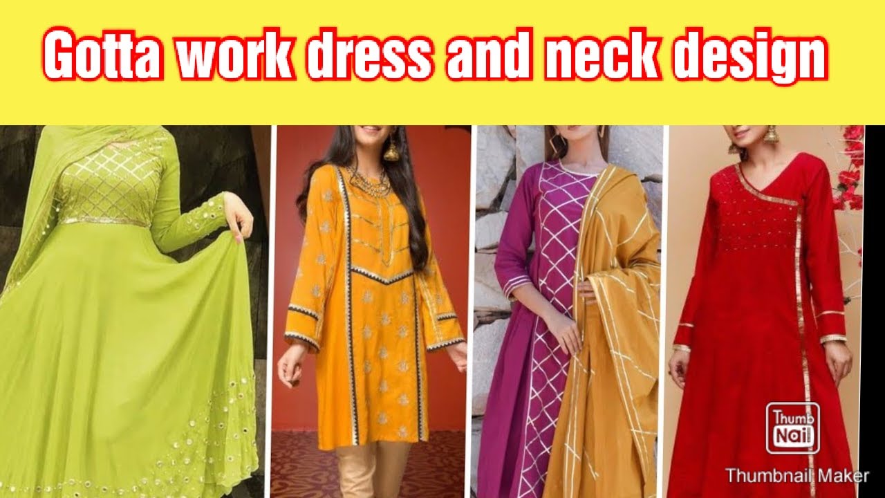 Gotta work dresses and neck design - YouTube