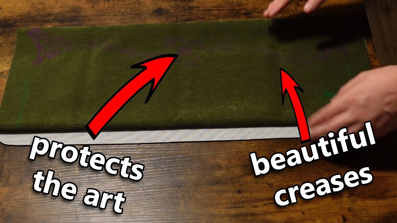 How to fold a SpellGround Playmat. - YouTube