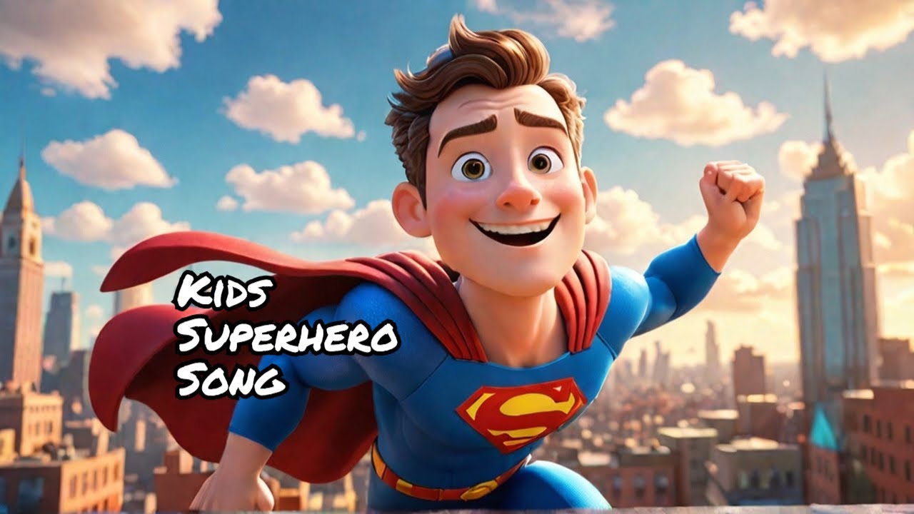 Superhero Stretch and Fly | Fun Kids Song with Superhero Moves! - YouTube