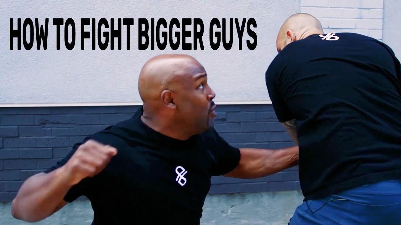 How To Fight Bigger Guys And Win! Self Defense With Kevin Goat - YouTube