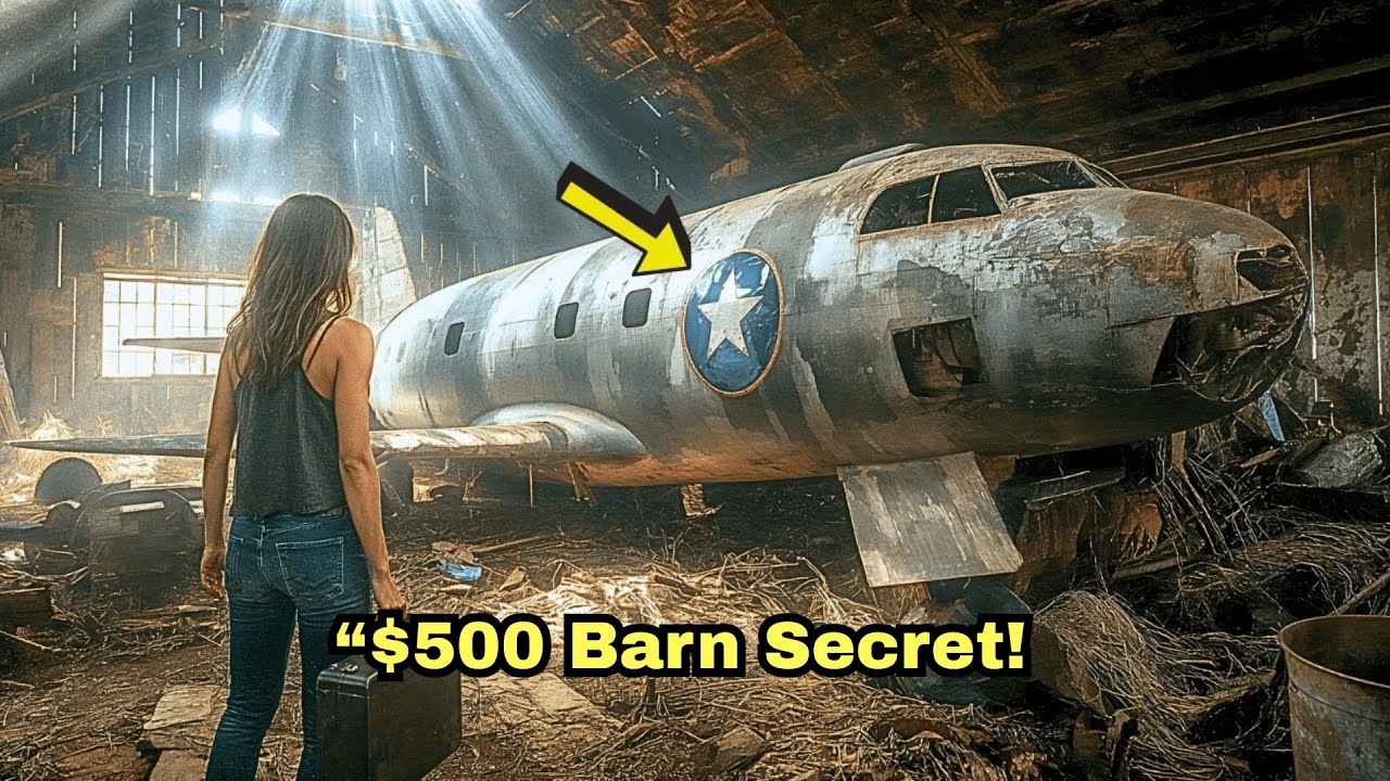 Mechanic Girl Buys Old Barn for $500 — Discovers a WWII Plane Hidden ...