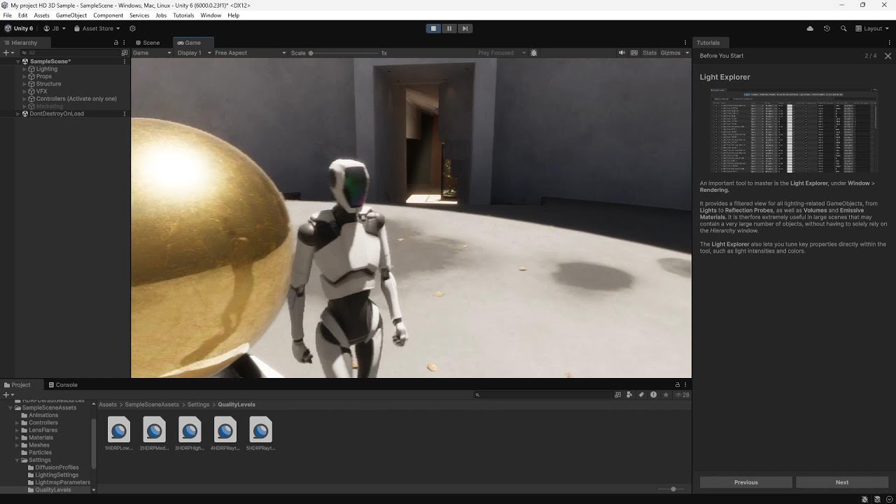 UNITY 6 - Lesson 09 - Raytracing, Antialiasing, Light, Exposure ...