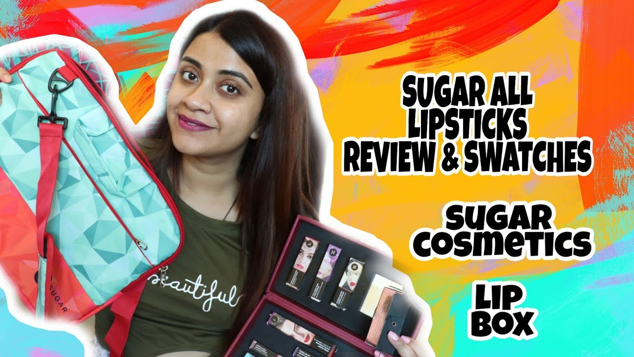 Sugar Cosmetics Lip Box Custom Made |8 Lipsticks for 2699 !Lipstick ...